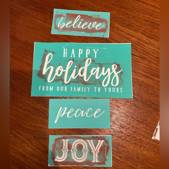 Other | Chalk Couture Happy Holidays Screen Multiple Sizes | Poshmark
